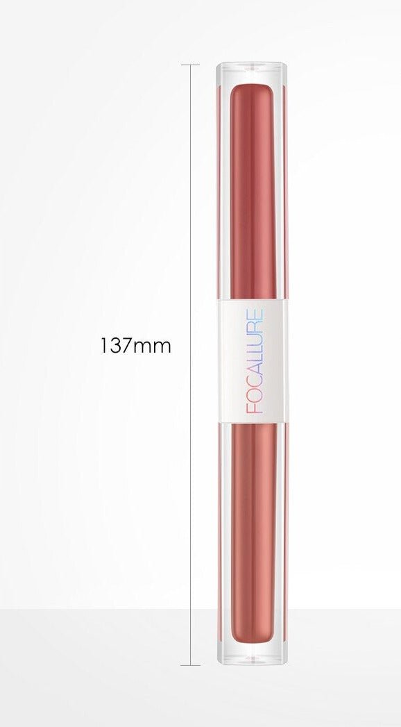 Ultra-light Intense Color Dual-Stick Lipstick 2 In 1 Liquid Matte Lip ...