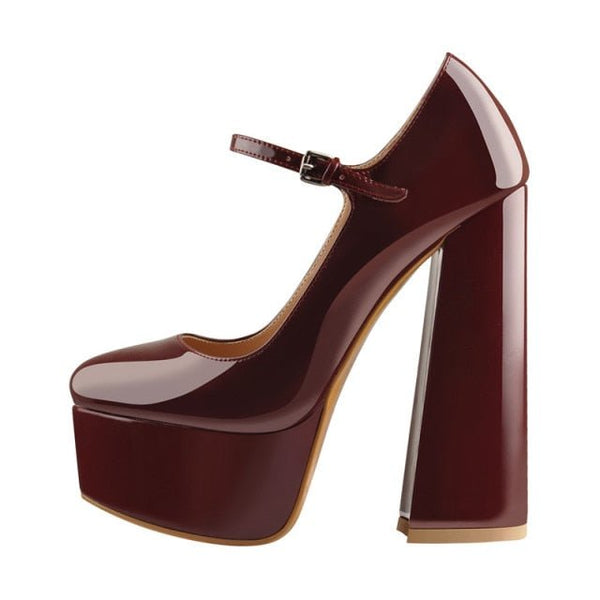 Pumps Queen Yulia (Wine red) – The Drag Queen Closet